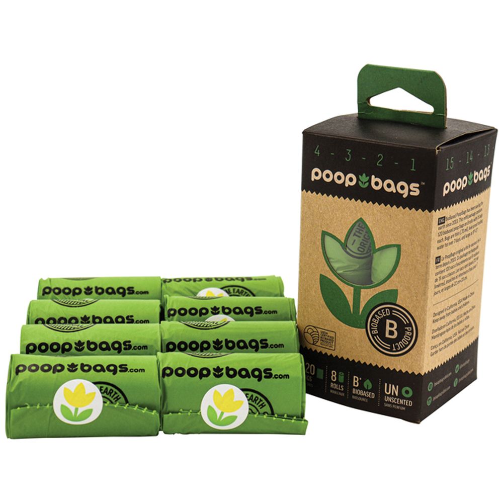 Poop Bags | Dog Poop Bags USDA Biobased Countdown Rolls