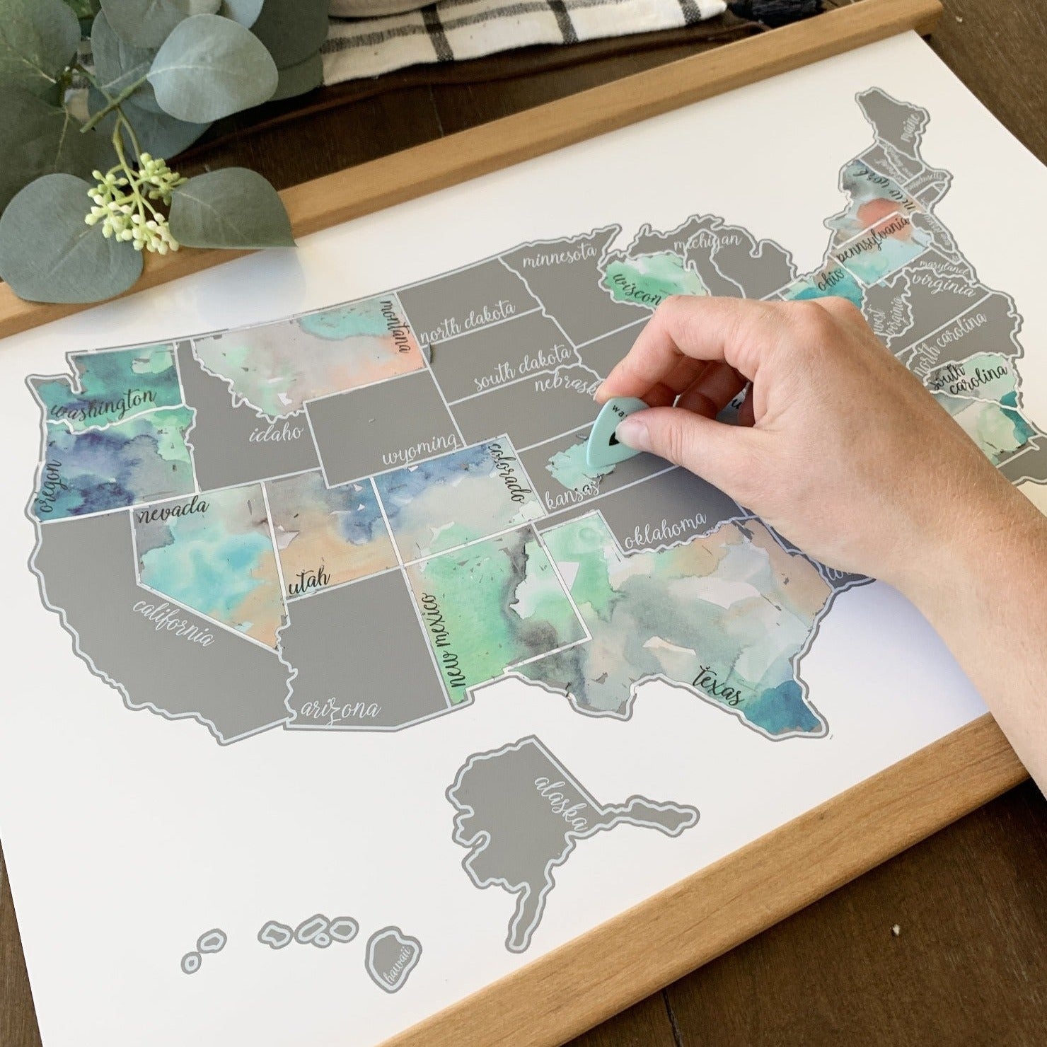 Dreamer - US Scratch Off Map